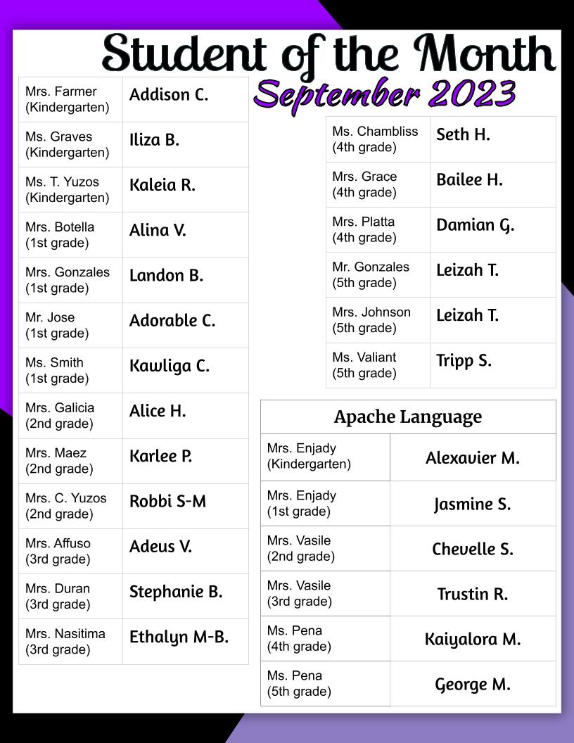 Elementary School Information